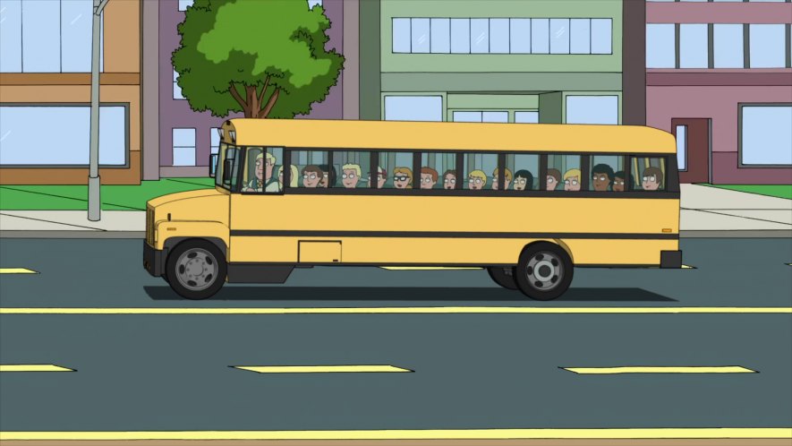 IMCDb.org: 1993 GMC CV200 Blue Bird [GMT530] in "Family Guy, 1999-2024"